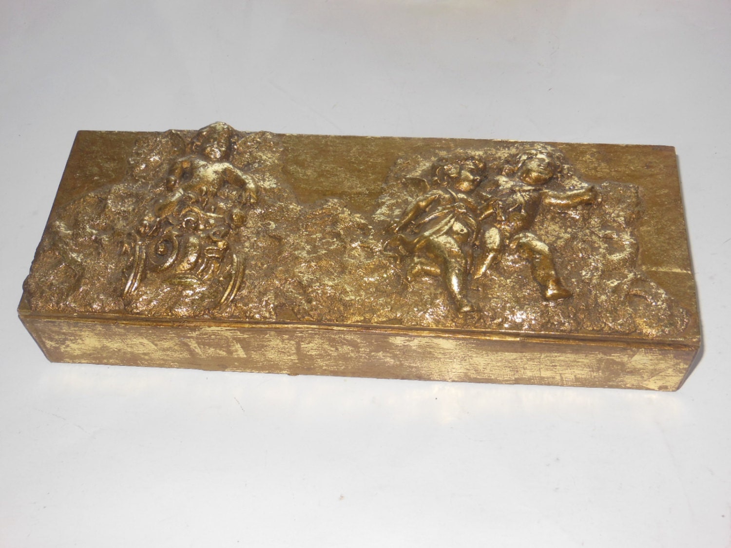 Vintage Cupid Keepsake Trinket Box - Etsy UK