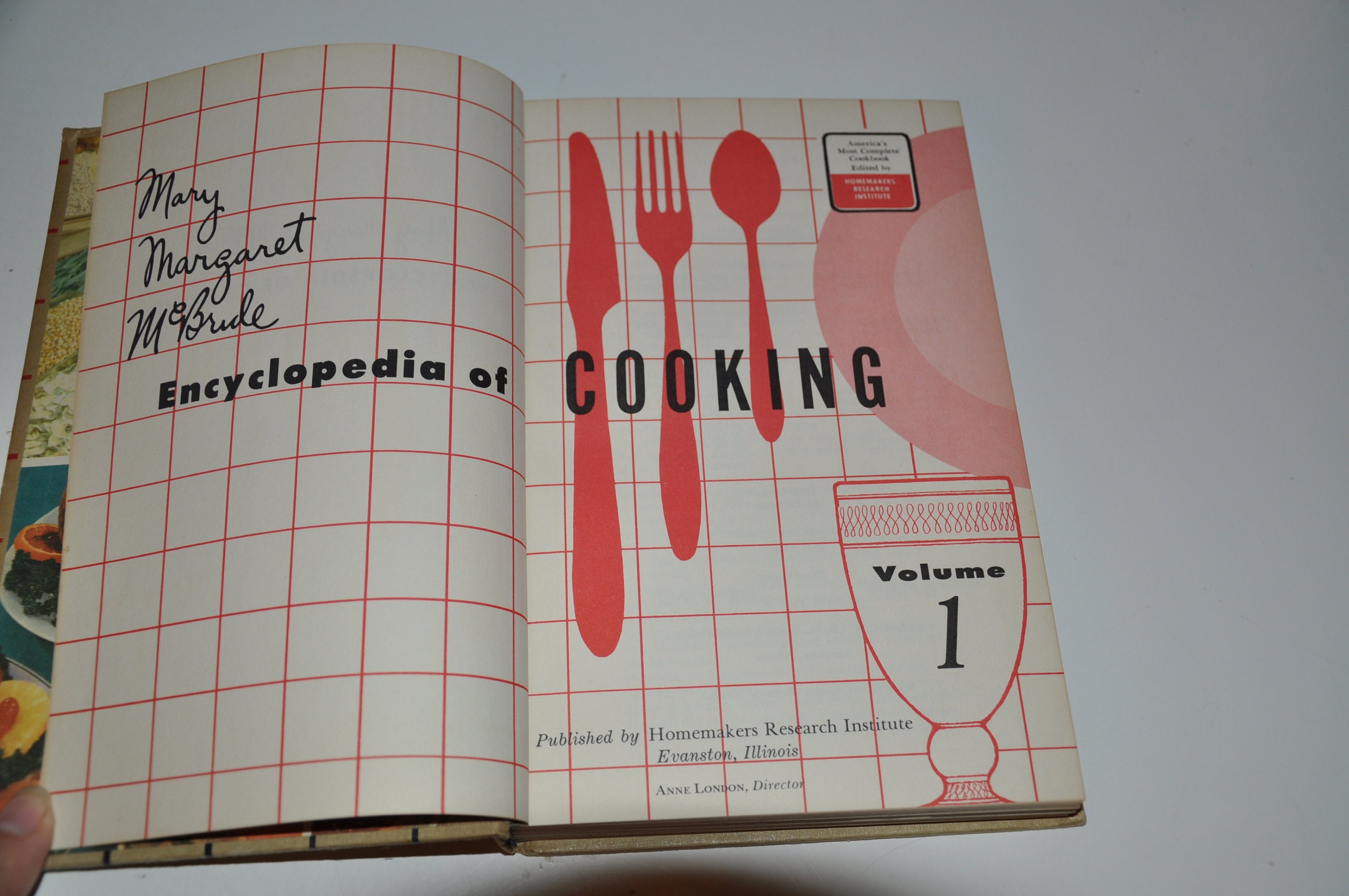 1958 Vintage Cook Book Mary Margaret Mcbride Recipe Book Encyclopedia ...