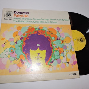 1969 Donovan - Fairytale - Folk Rock Music 12" Vintage Album Vinyl ...