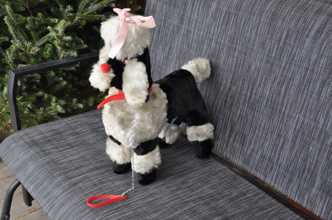 Vintage 20'' Carnival Prize Poodle Large Stuffed Plush Animal Toy - Etsy