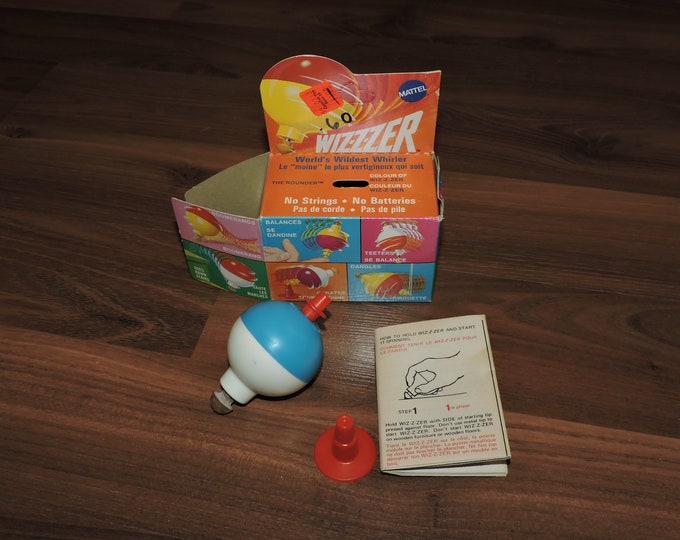 1969 Vintage Mattel Wizzzer Whizzer Spin Toy & Box - Etsy