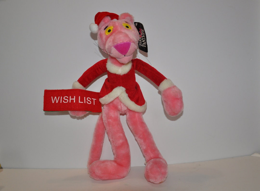 Vintage Pink Panther Stuffed Plush Toy - Etsy