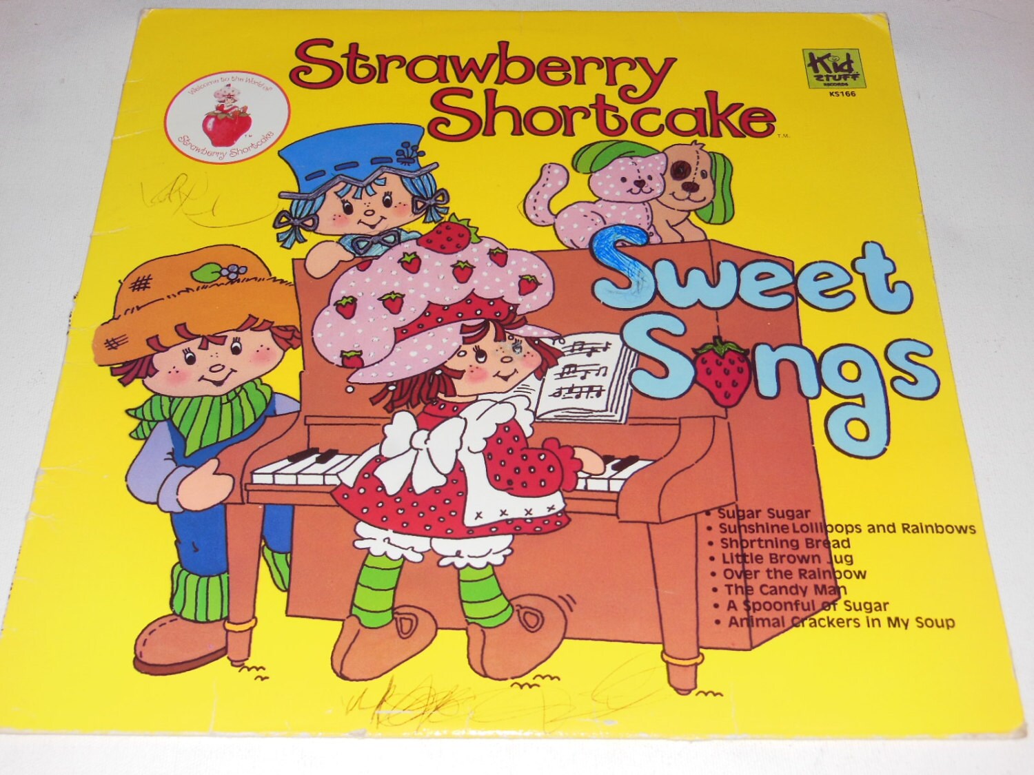 12 Strawberry Shortcake Sweet Songs Music Record LP | Etsy