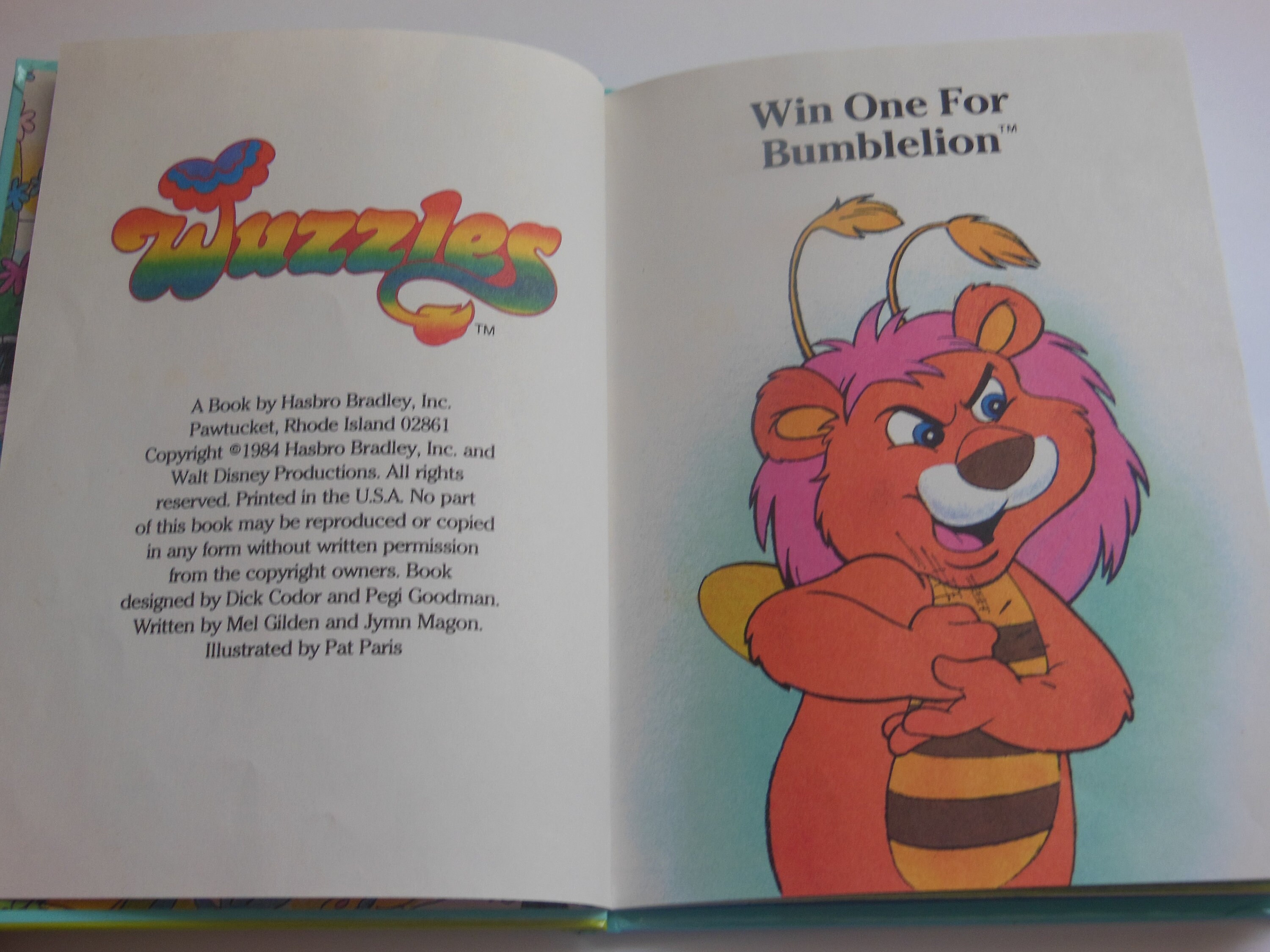 Vintage Wuzzles Hardcover Children's Book Win One for - Etsy