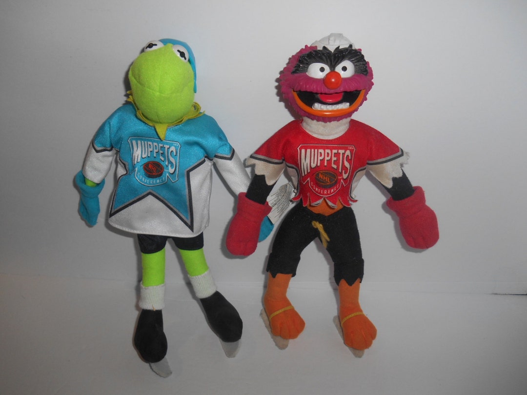 3x 1995 Muppets NHL Mcdonald's Hockey Plush Toys Kermit, Animal, Fozzie ...
