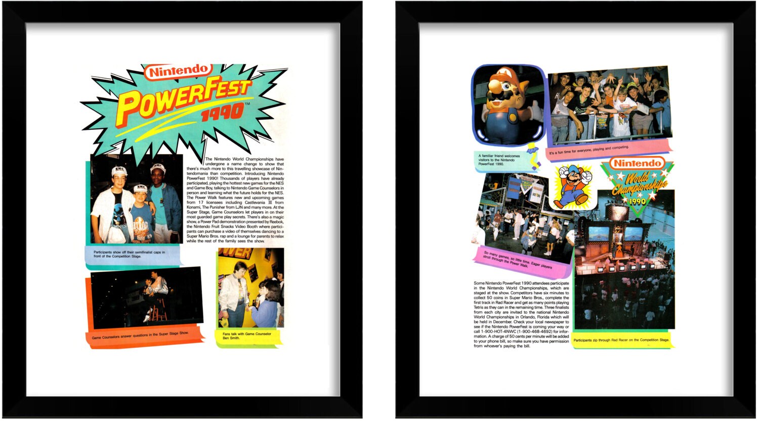 Nintendo Powerfest 1990 4 Page NES Nintendo Vintage Video Game - Etsy