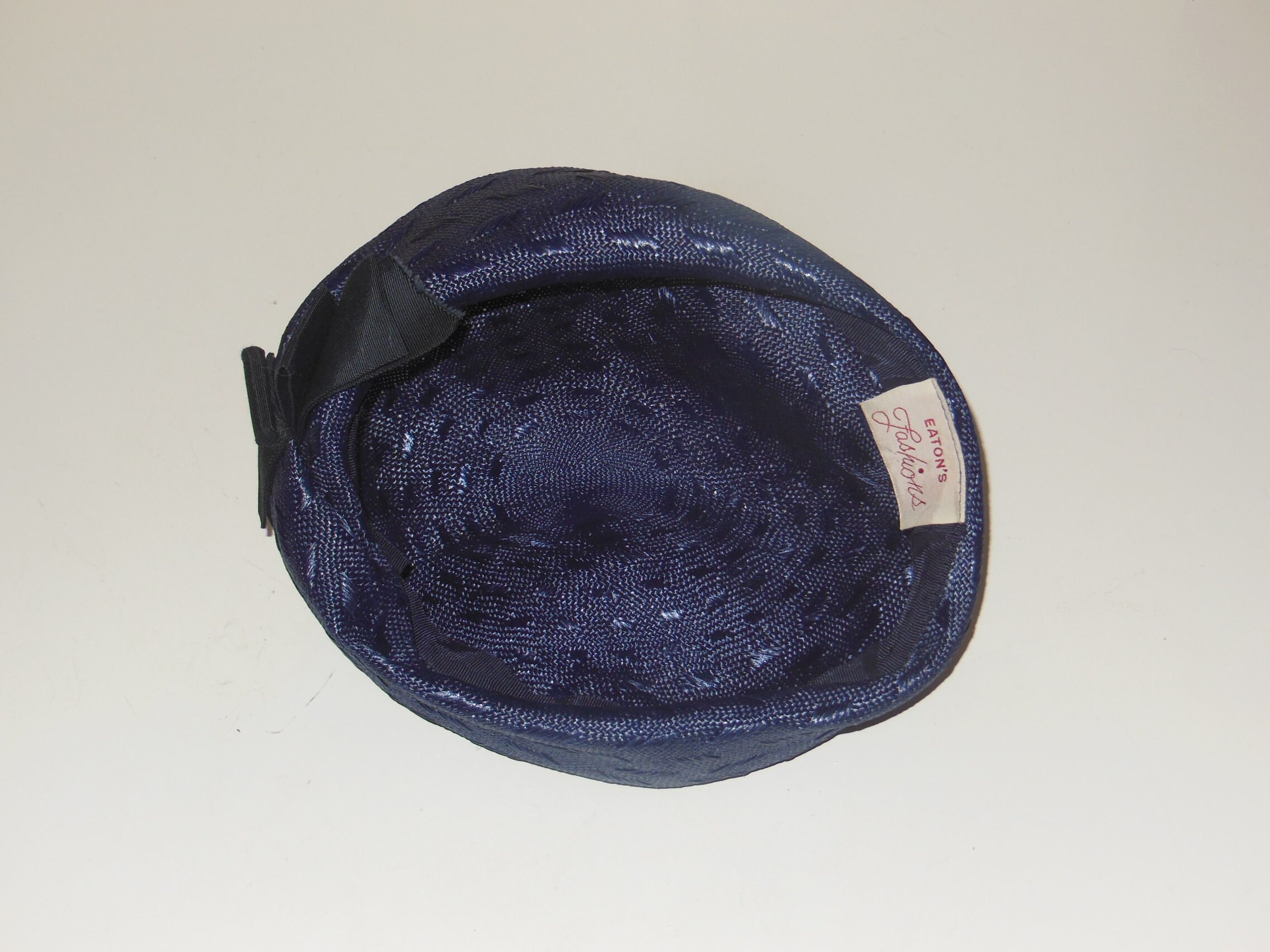 Vintage Eaton's Ladies Navy Blue Hat | Etsy