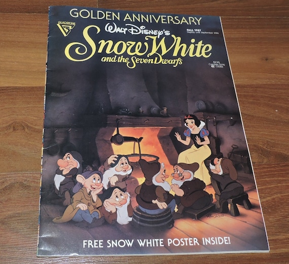 Snow White & the Seven Dwarfs Golden Anniversary Fall 1987 - Etsy