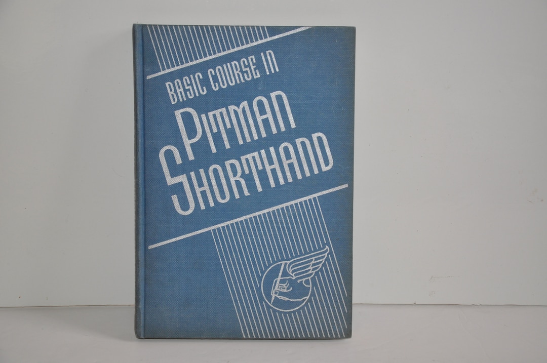 Basic Course in Pitman Shorthand Vintage 1948 Hardcover Book - Etsy