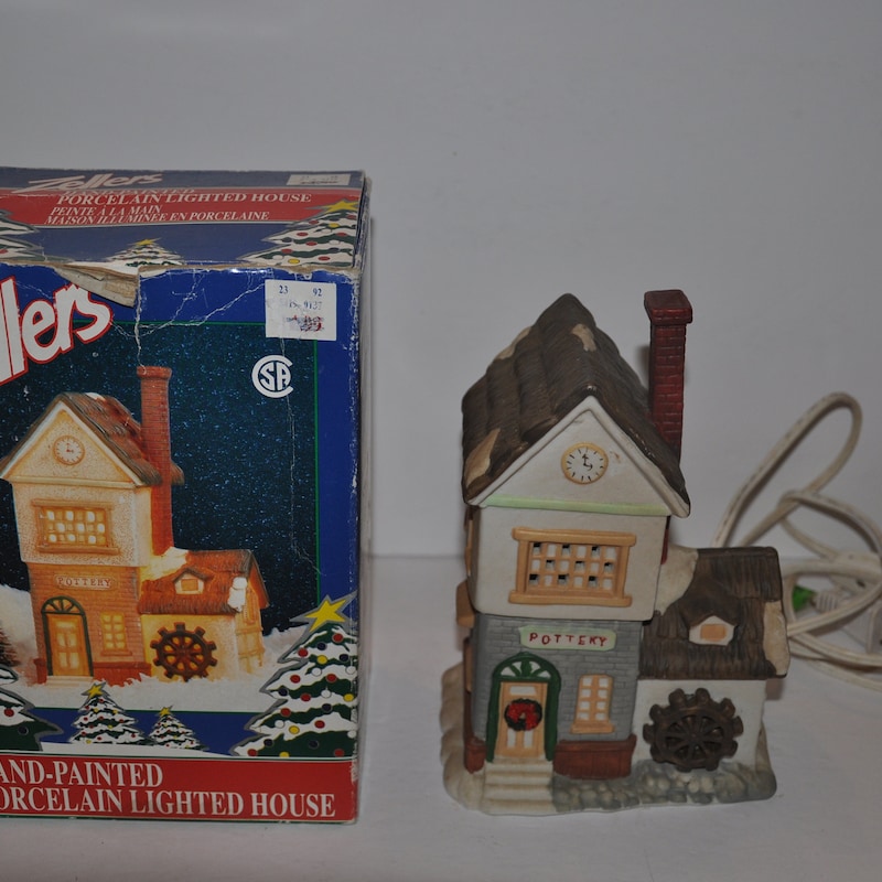 Ceramic Christmas Village Houses to Be Painted - Etsy