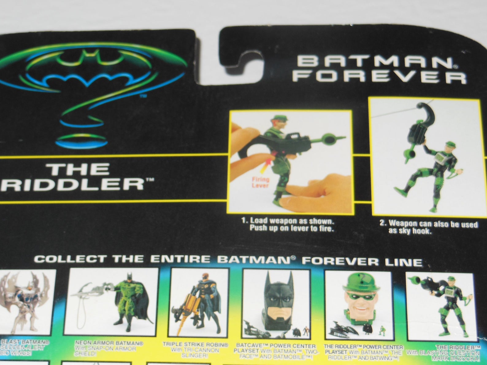 Riddler With Blasting Question Mark Bazooka 1995 Vintage Batman Forever ...