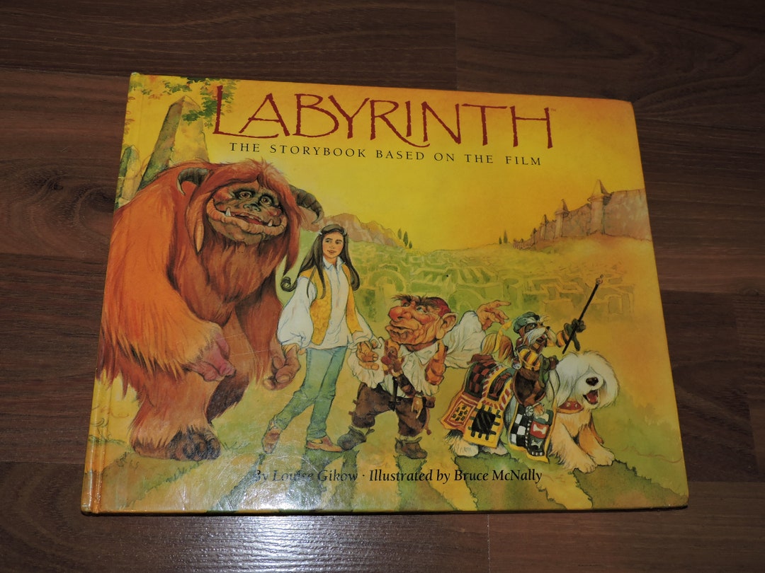 Labyrinth Vintage Hardcover Rare Children's Book Louise Gikow - Etsy