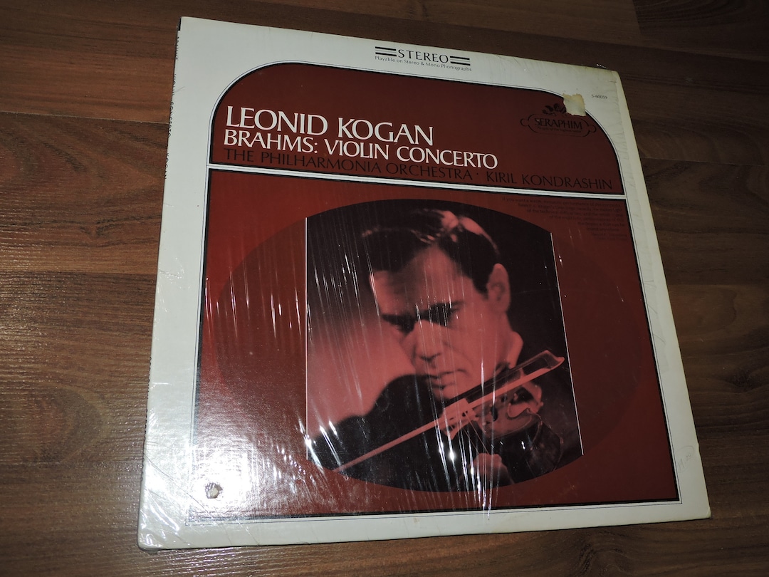 Leonid Kogan - Brahms: Violin Concerto - Philharmonia Orchestra - Kiril Kondrashin Vintage 12 ...