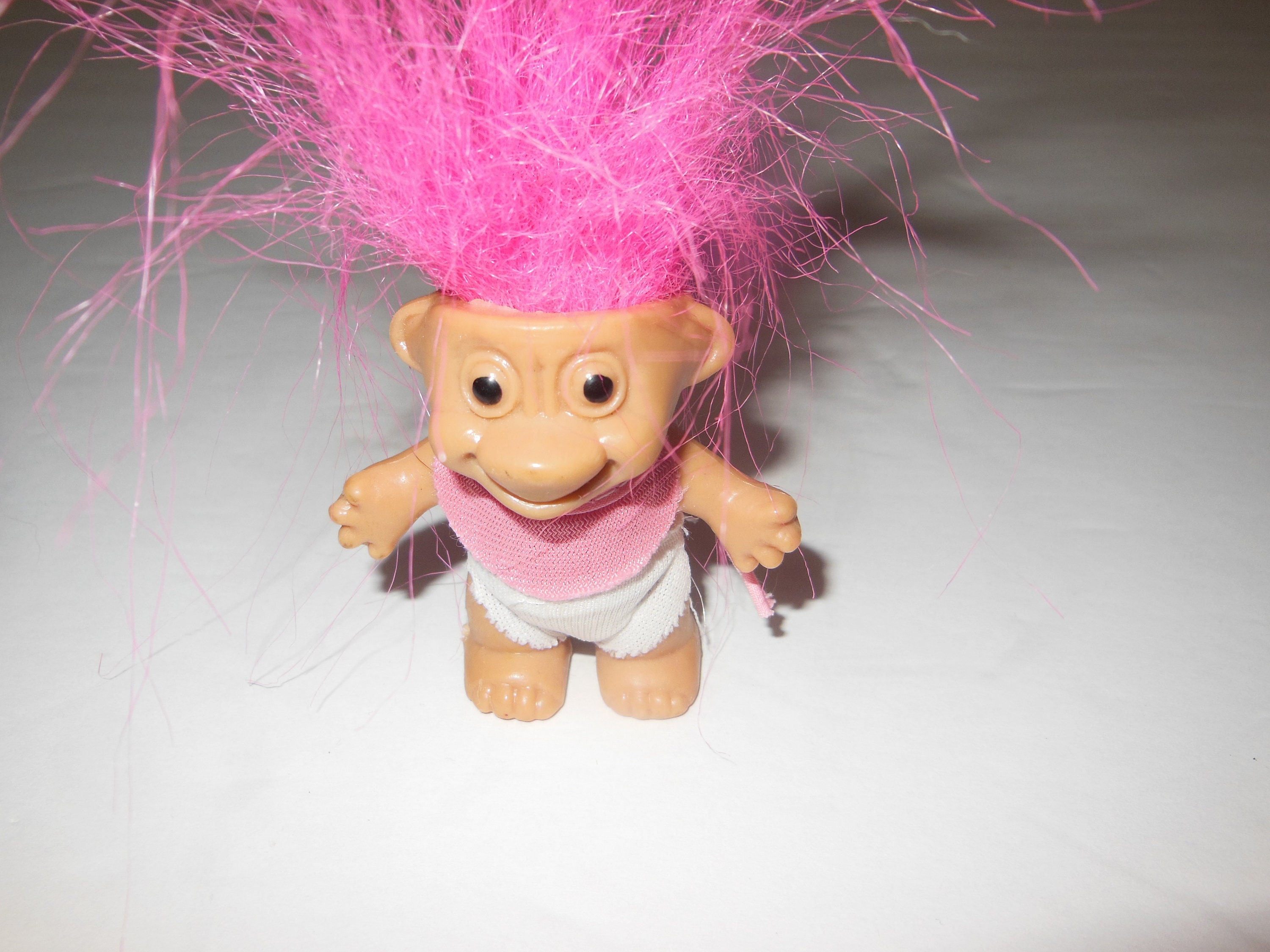 Vintage Baby Troll In Pink Bib And Diaper It's A Girl | Etsy