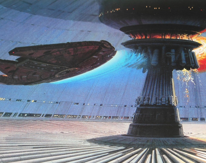 1983 Death Star Destruction Original Vintage Star Wars ROTJ - Etsy