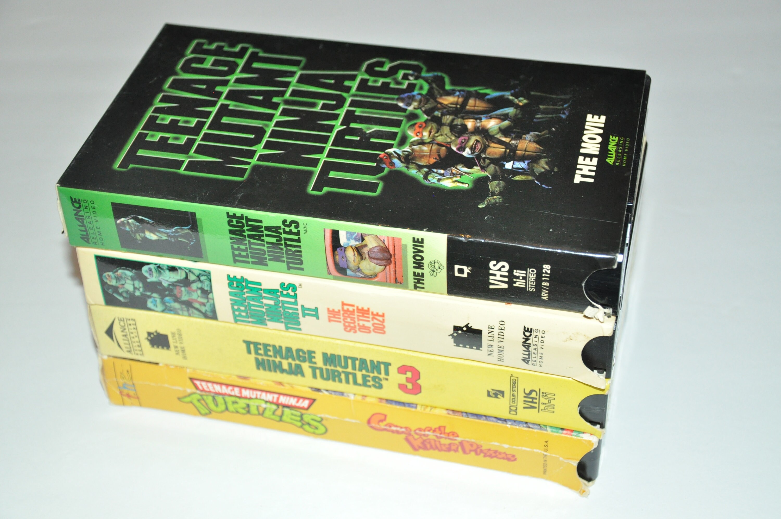 4 x Vintage TMNT VHS Tapes | Etsy