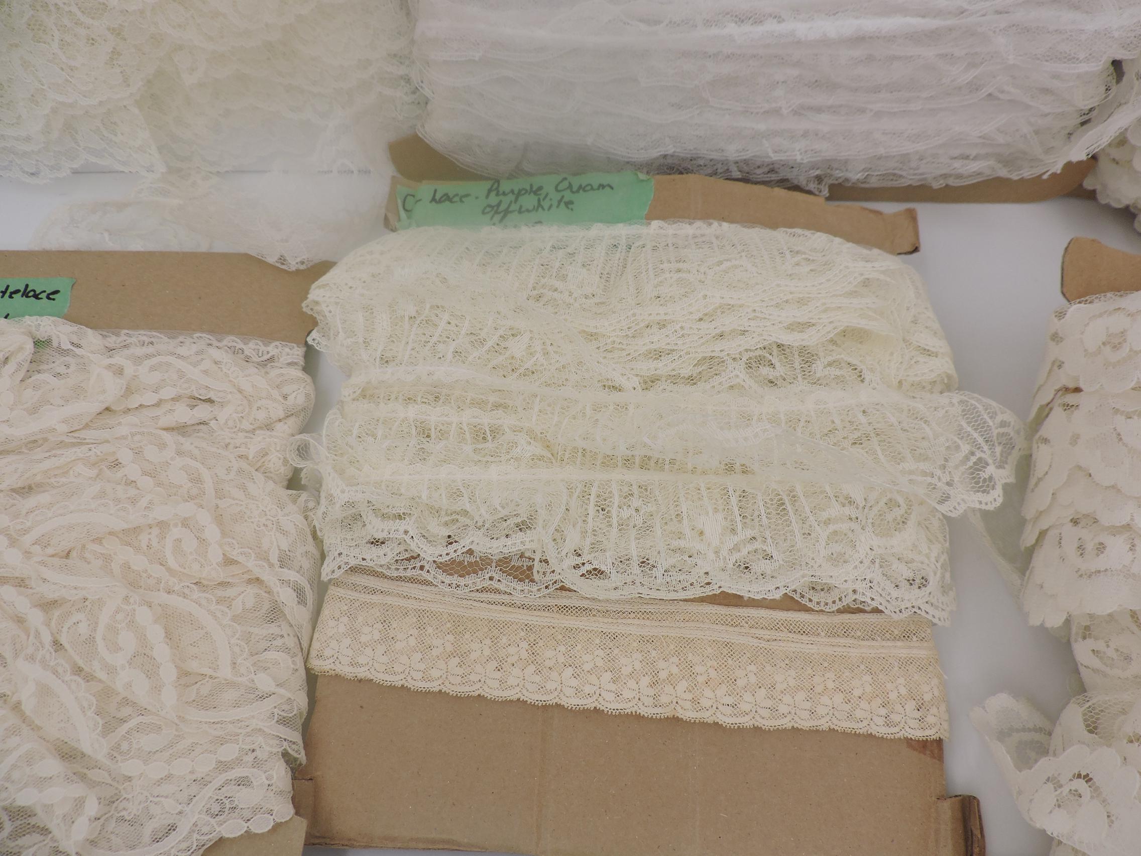 Huge Bulk Lot of Vintage Victorial Style Lace Trim Fabric Material - Etsy
