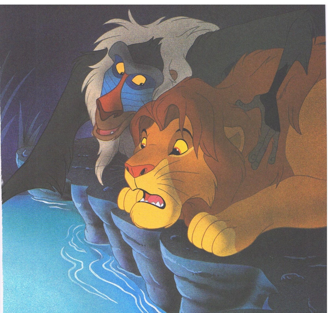 4 x el Rey León Vintage completa página para niños libro | Etsy España