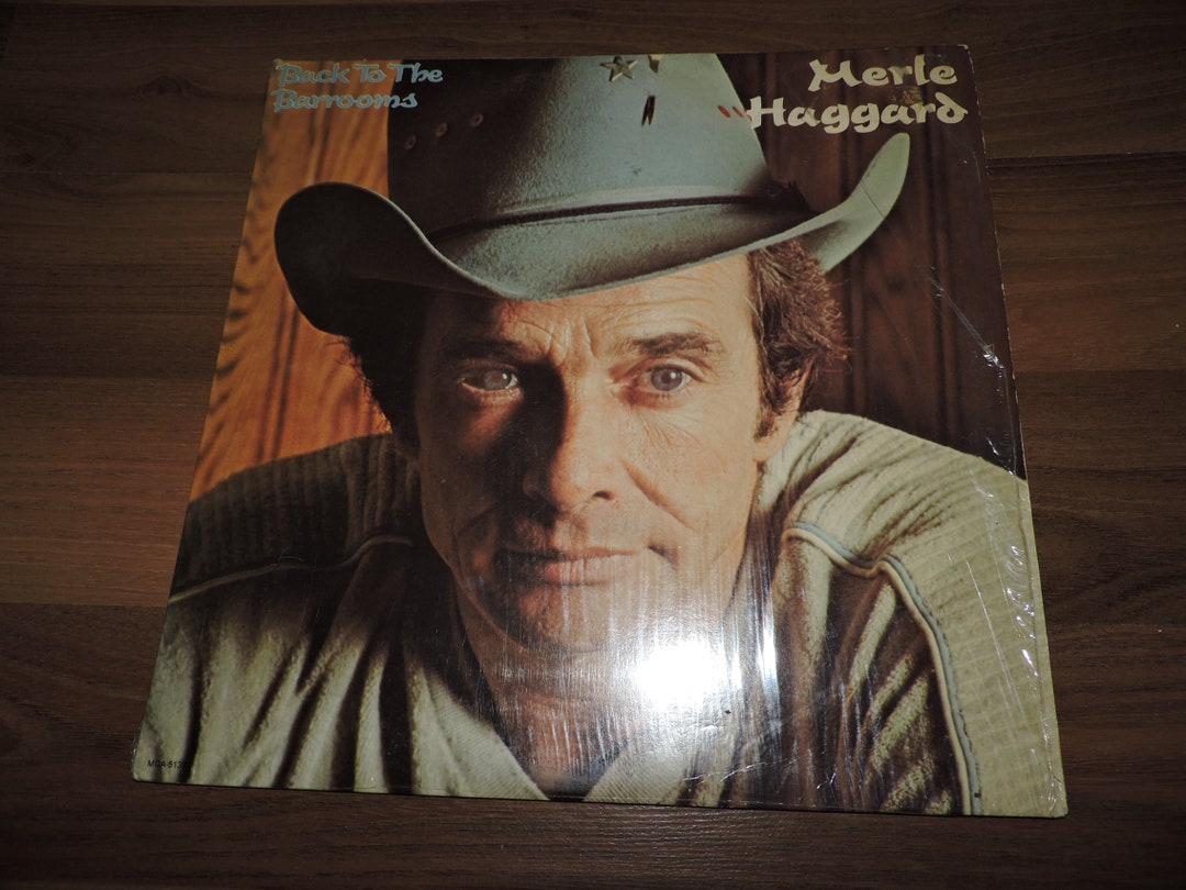 Merle Haggard Back To The Barrooms Vintage Album Vinyl Etsy