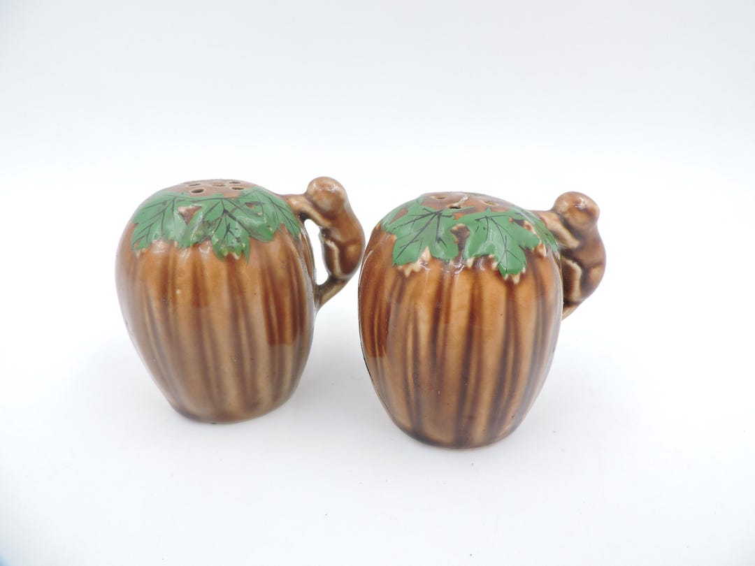 Rare Beaver Handles Vintage Salt and Pepper Shaker Set - Etsy