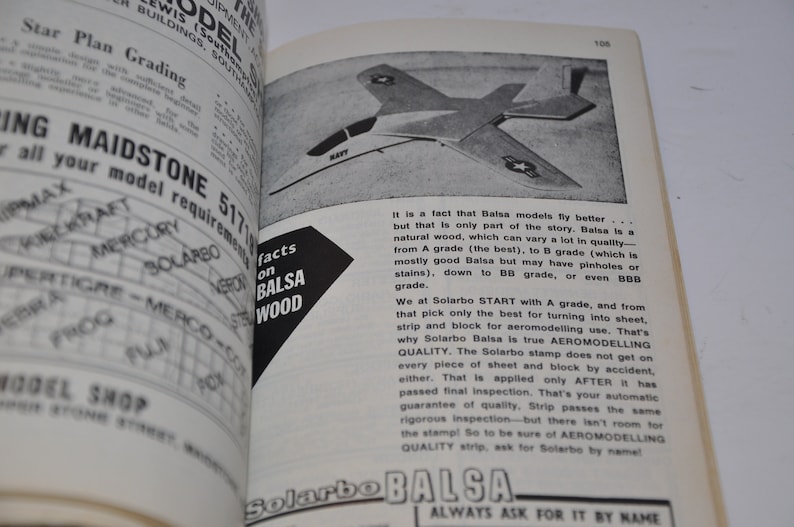 Plans Handbook 1: Aeromodelling 1972 Vintage Softcover Book - Etsy