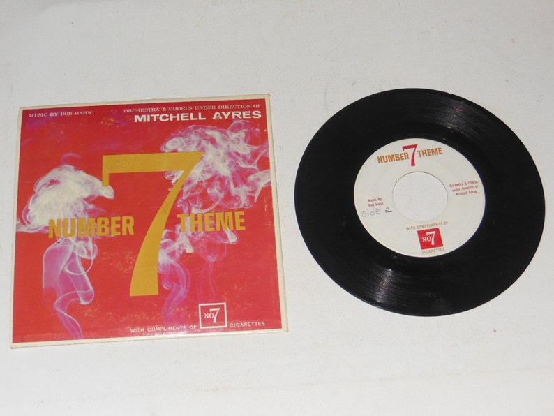 Number 7 Cigarettes Theme With Compliments of No 7 | Etsy