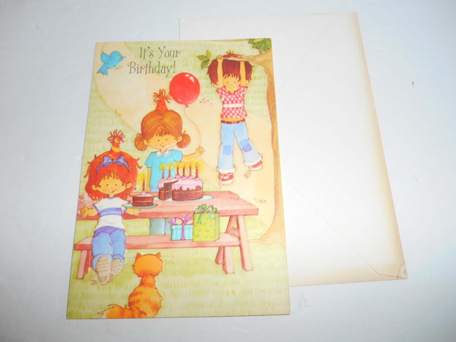 1980s Happy Birthday Child's Greeting Card by Hallmark - Etsy