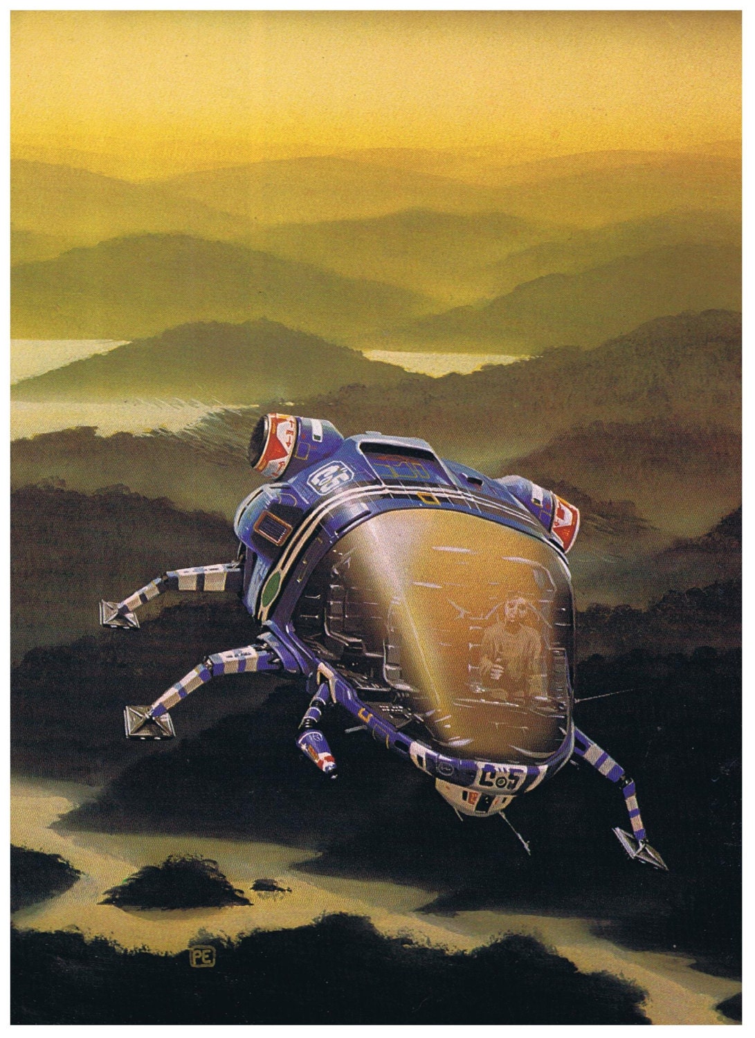 Explorer Spacecraft Shuttle 1980 Science Fiction / Fantasy Art Print - Etsy