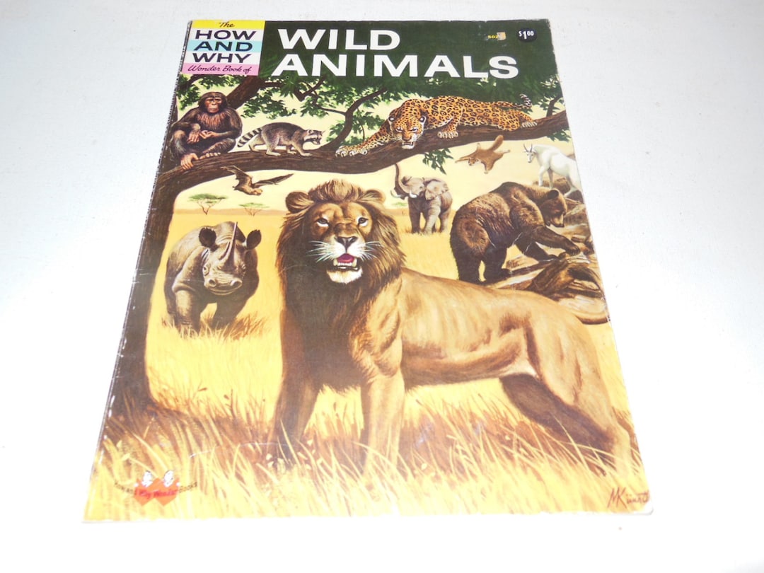 2 X Vintage the How and Why Wonder Books - Wild Animals / Insects ...