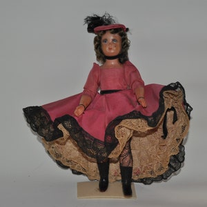 Celluloid Doll Vintage Can-can Dancer Doll - Etsy