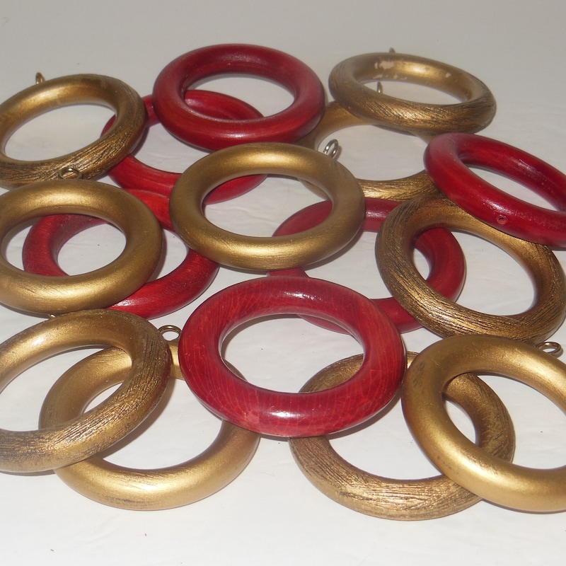 Curtain Rod Rings - Etsy