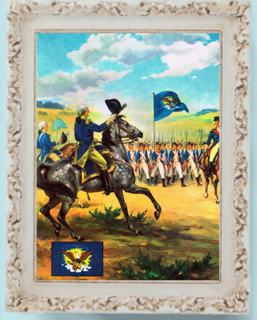 1962 United States Army National Flag Print - Etsy