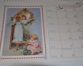 Vintage Victorian Calendar - Etsy