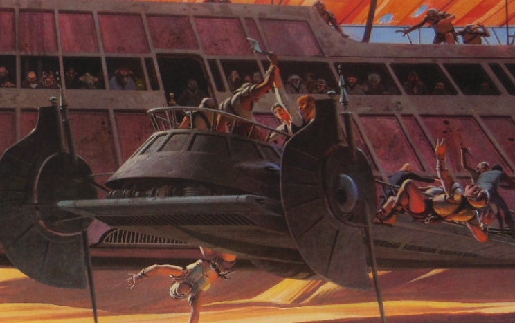 1983 Jabba's Barge & Skiff Original Vintage Star Wars ROTJ - Etsy Canada