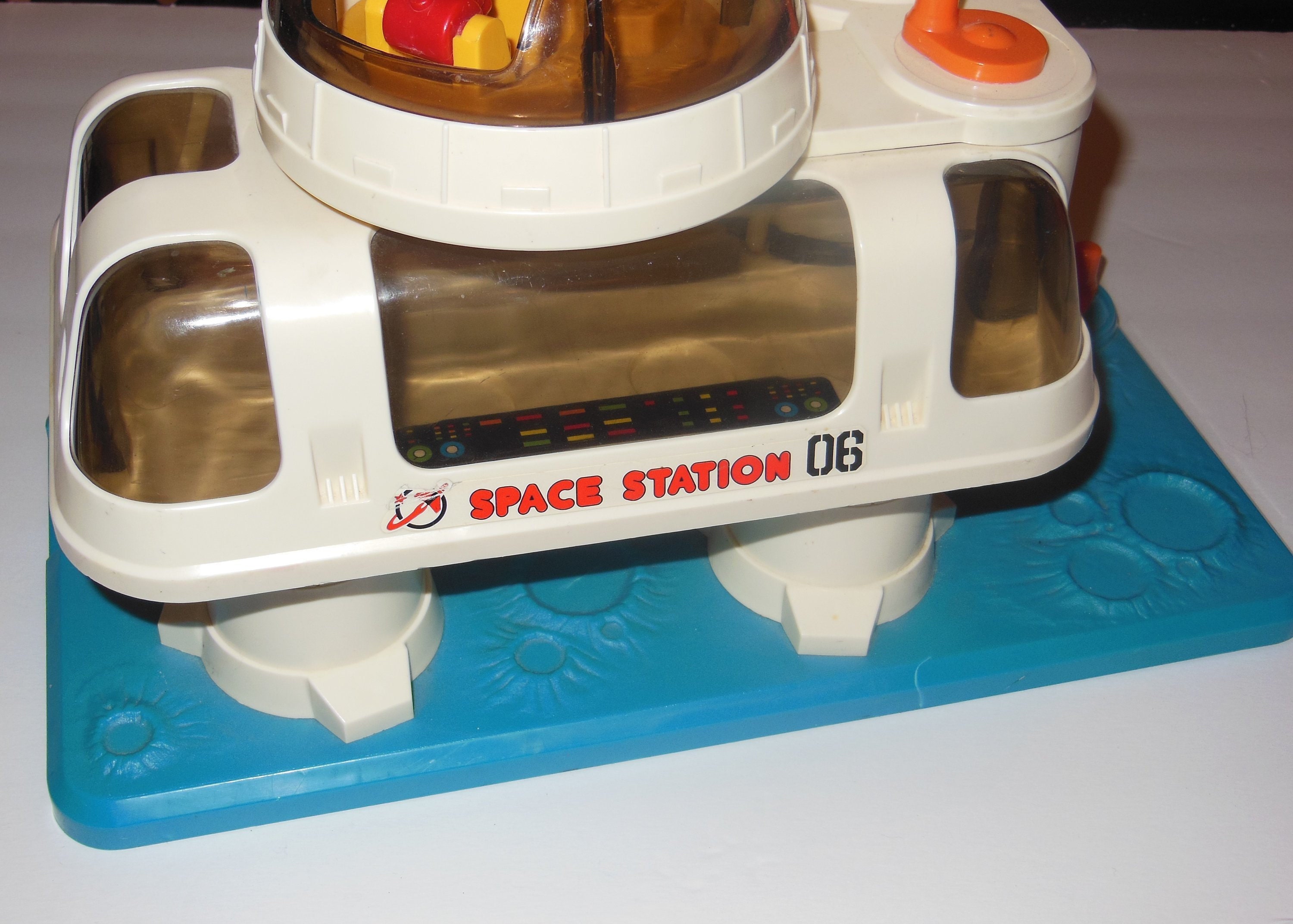 1984 Playmates Space Station Command Toy With Two Vehicles | Etsy