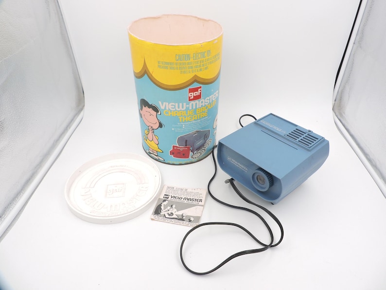 Vintage 1970s Viewmaster Projector Charlie Brown Theatre - Etsy