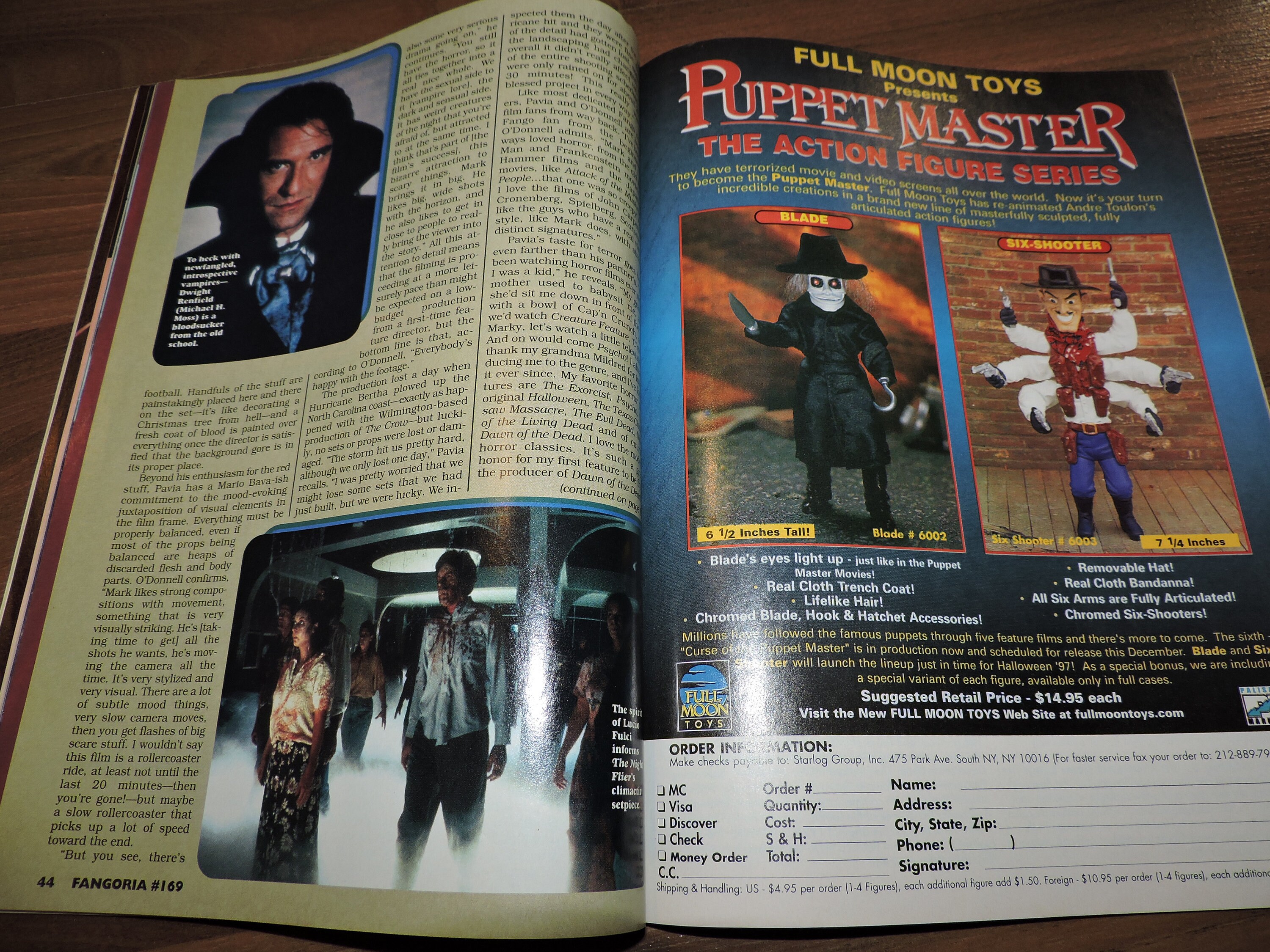 FANGORIA Horror Entertainment Magazine Issue 168 1998 Alien | Etsy