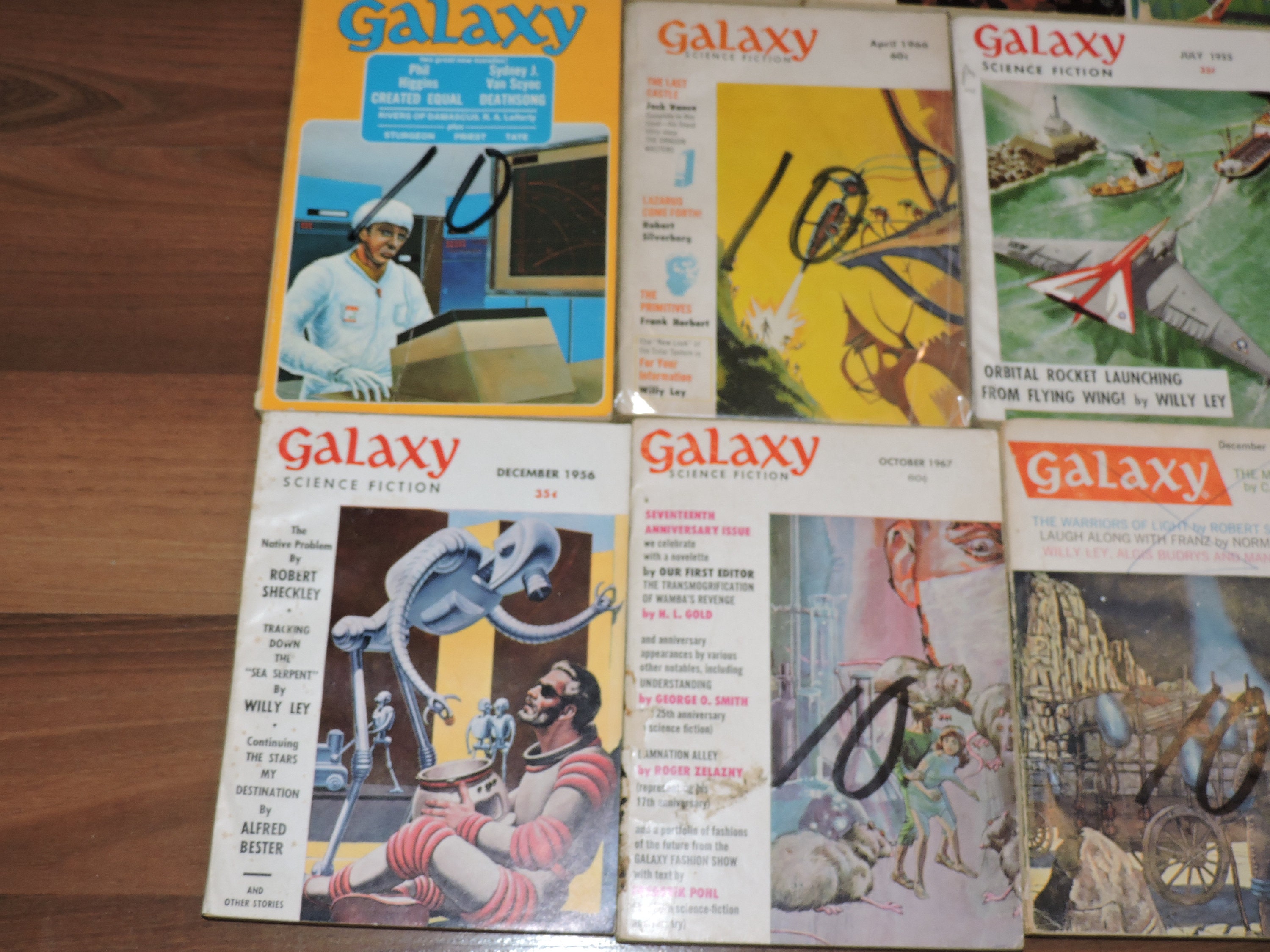 Lot of 11 GALAXY 1950s 1970s Sci-fi / Fantasy Magazines | Etsy