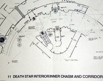 Death Star Blueprint - Etsy