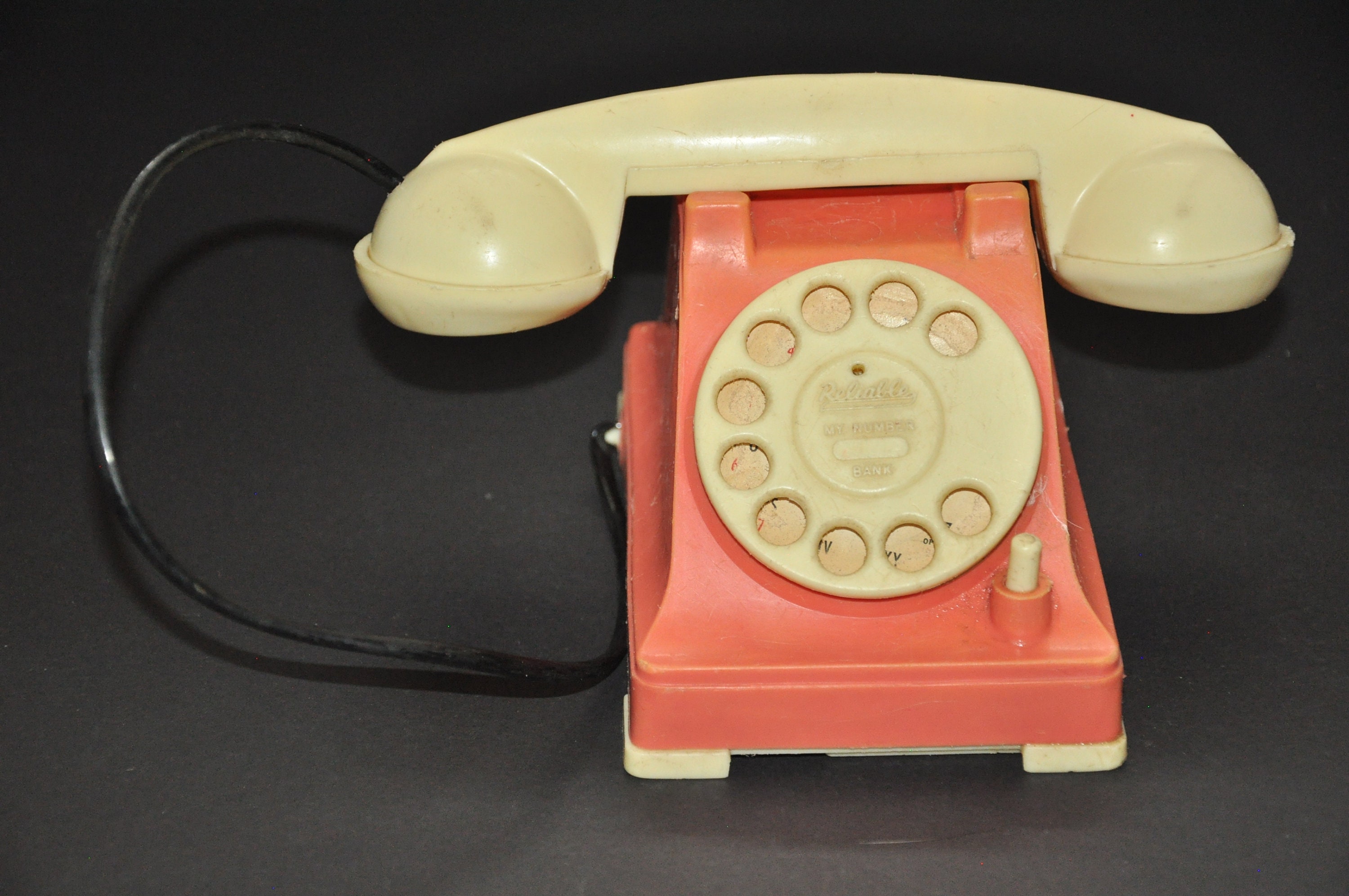 Vintage Reliable Child's Phone Plastic Antique Toy | Etsy