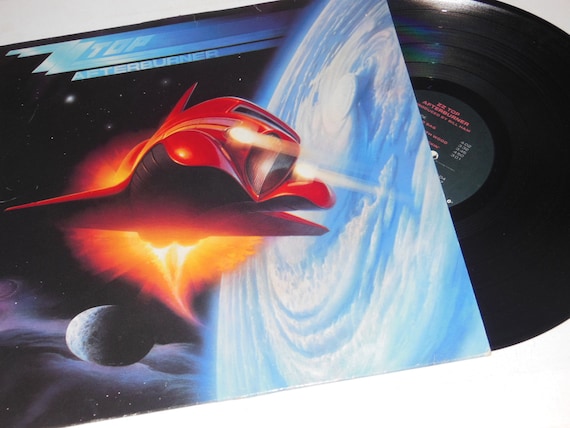 12 ZZ Top Afterburner 1985 Blue Rock Music Record LP | Etsy
