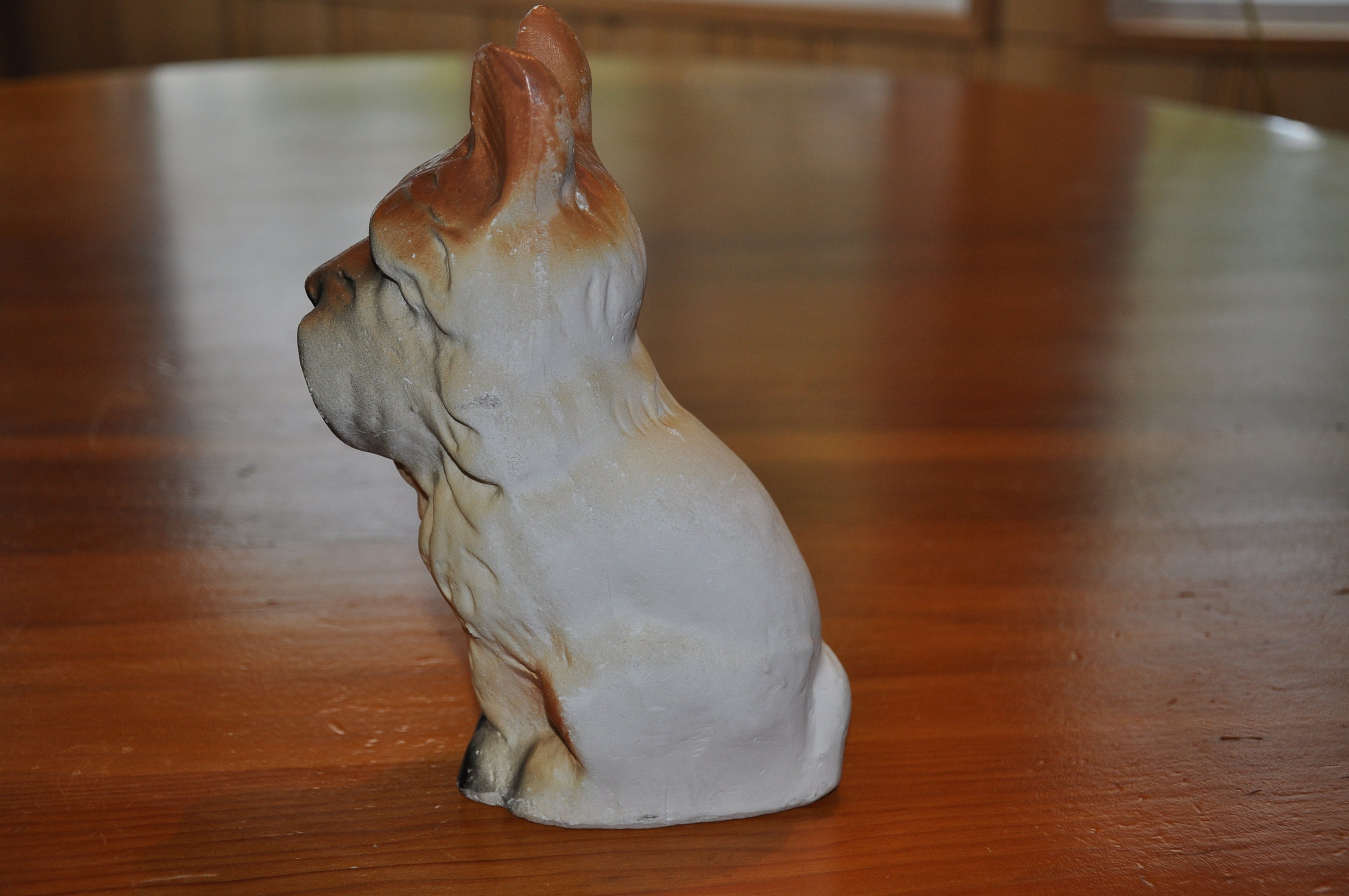 Vintage Chalkware Terrier Hund Kreide WareFigurine - Etsy.de