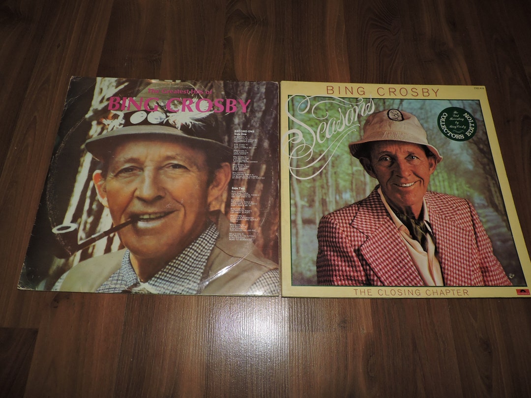 2x Bing Crosby 12" Vintage Vinyl LP Albums - Etsy