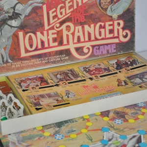 The Legend of the Lone Ranger Vintage Board Game in Original Box MB - Etsy