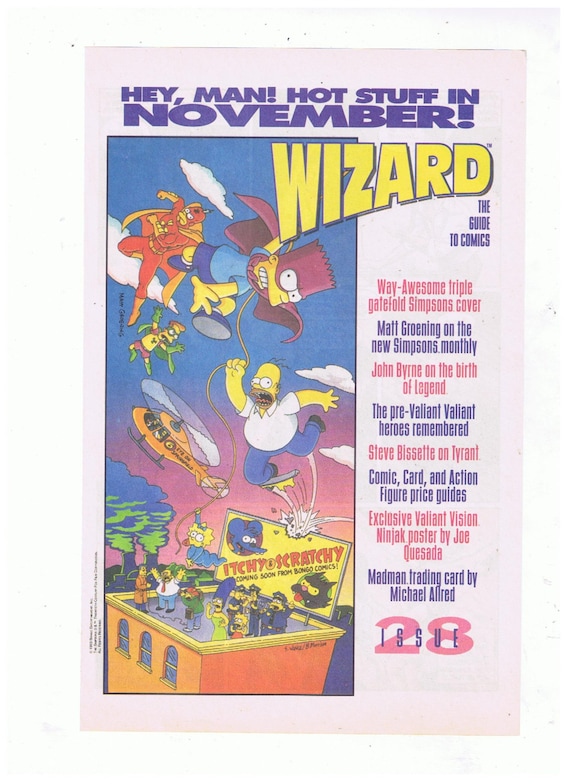 1993 the SIMPSONS Comics Vintage Advertisement Page | Etsy