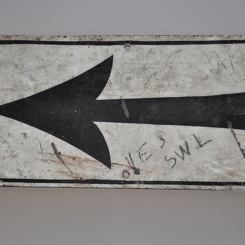 Vintage Arrow Sign - Etsy