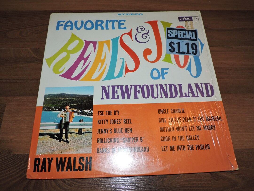 1966 Favorite Reels & Jigs of Newfoundland - Ray Walsh - Folk Music 12 ...