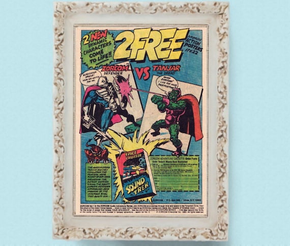 1983 Vintage Zorcom Vs Tanjar Sound Trek Space Cruiser Science - Etsy