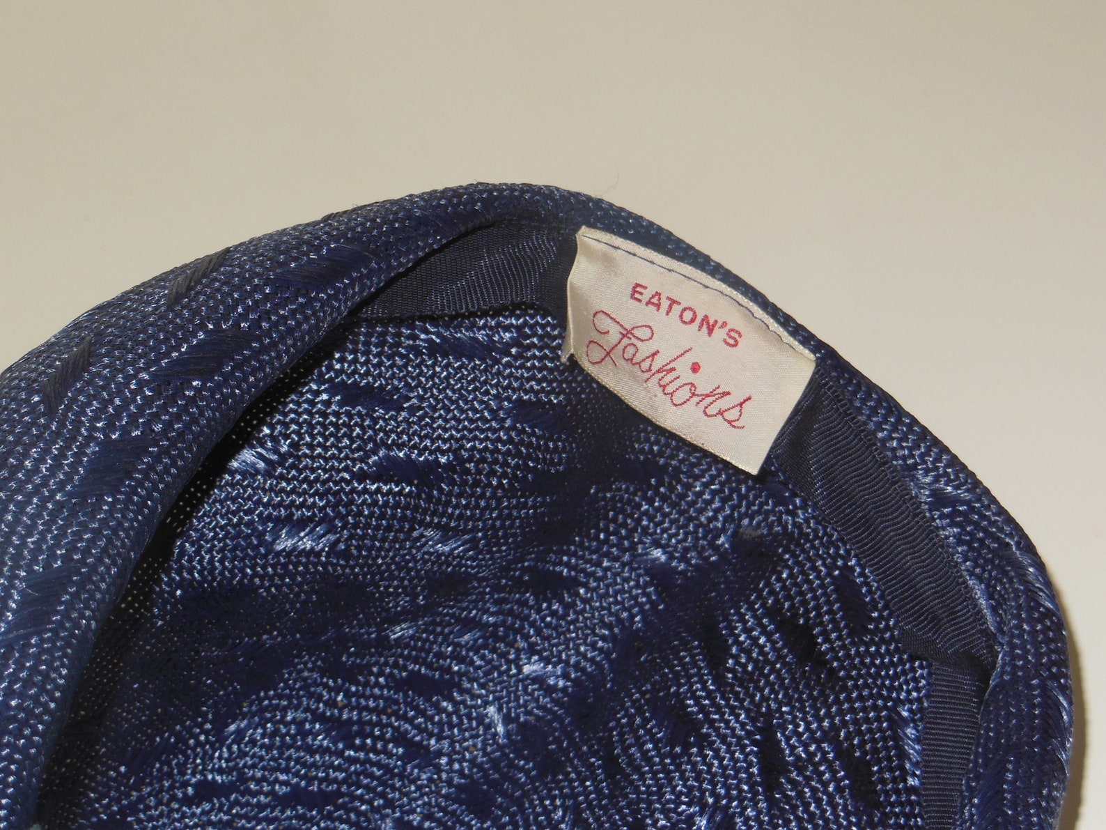 Vintage Eaton's Ladies Navy Blue Hat - Etsy UK