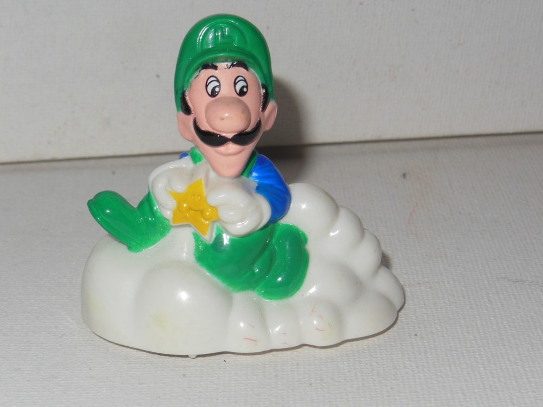 1989 Nintendo Luigi Plastic Figure Toy - Etsy